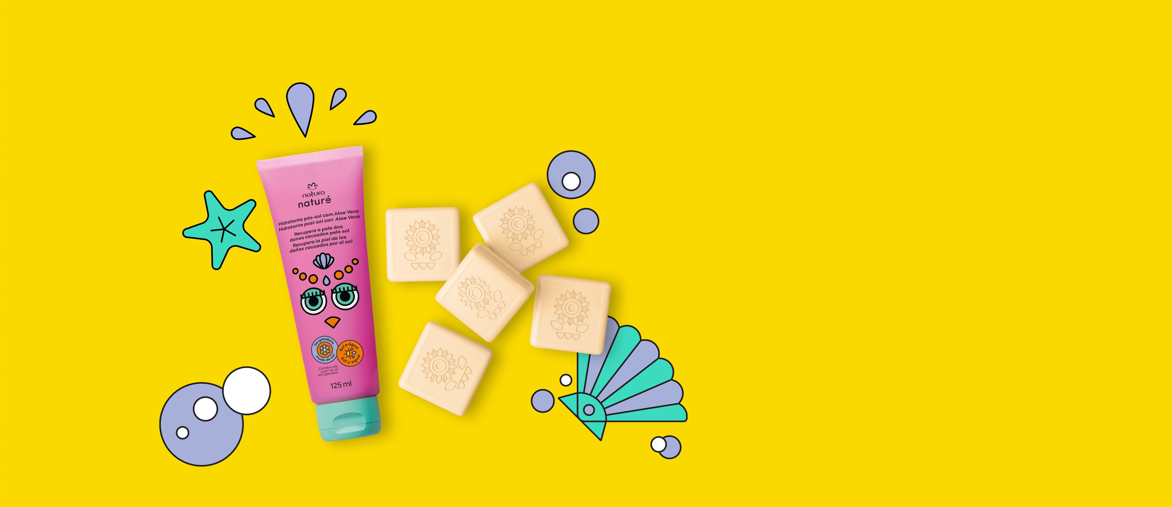 Kit Verano post sol y jábon Naturé Verano (2 productos)