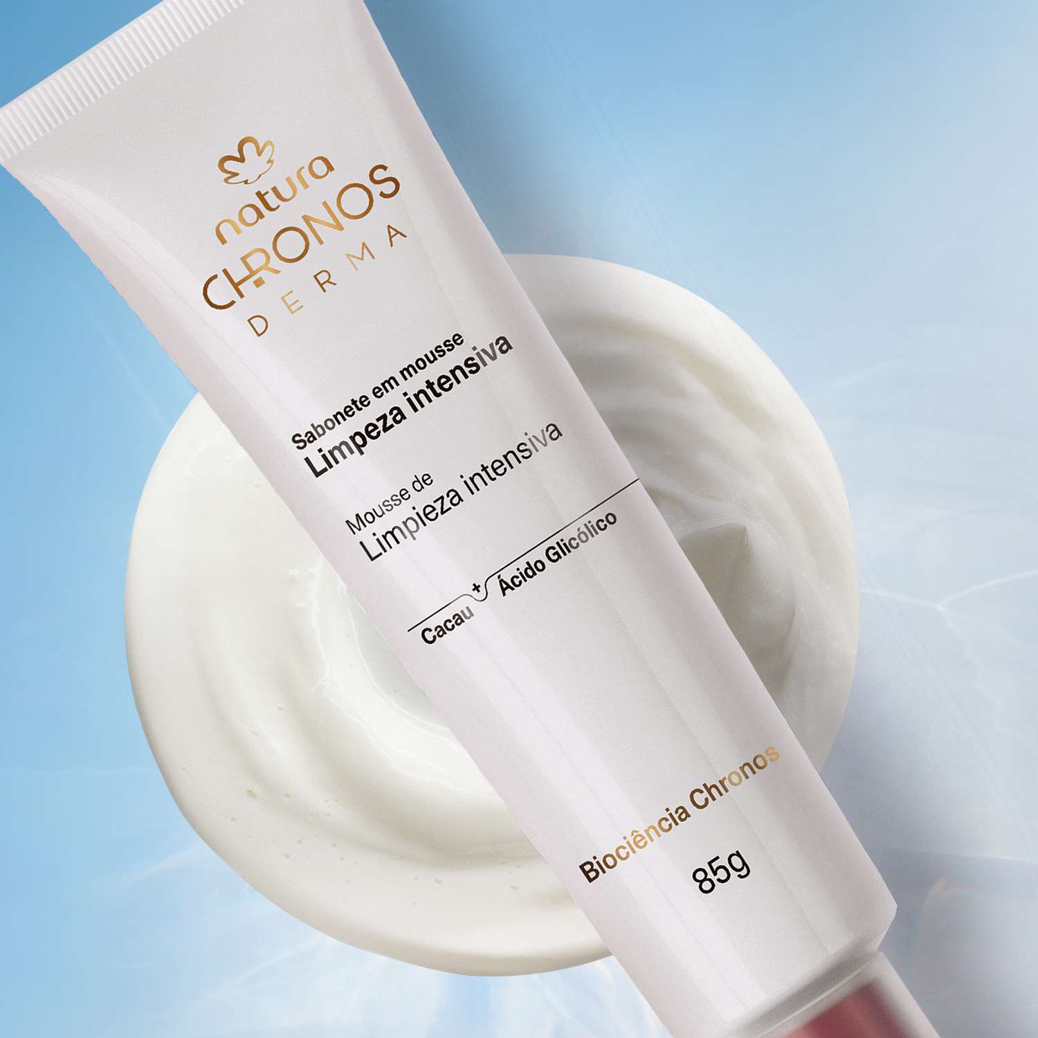Sabonete em Mousse Limpeza Intensiva Chronos Derma