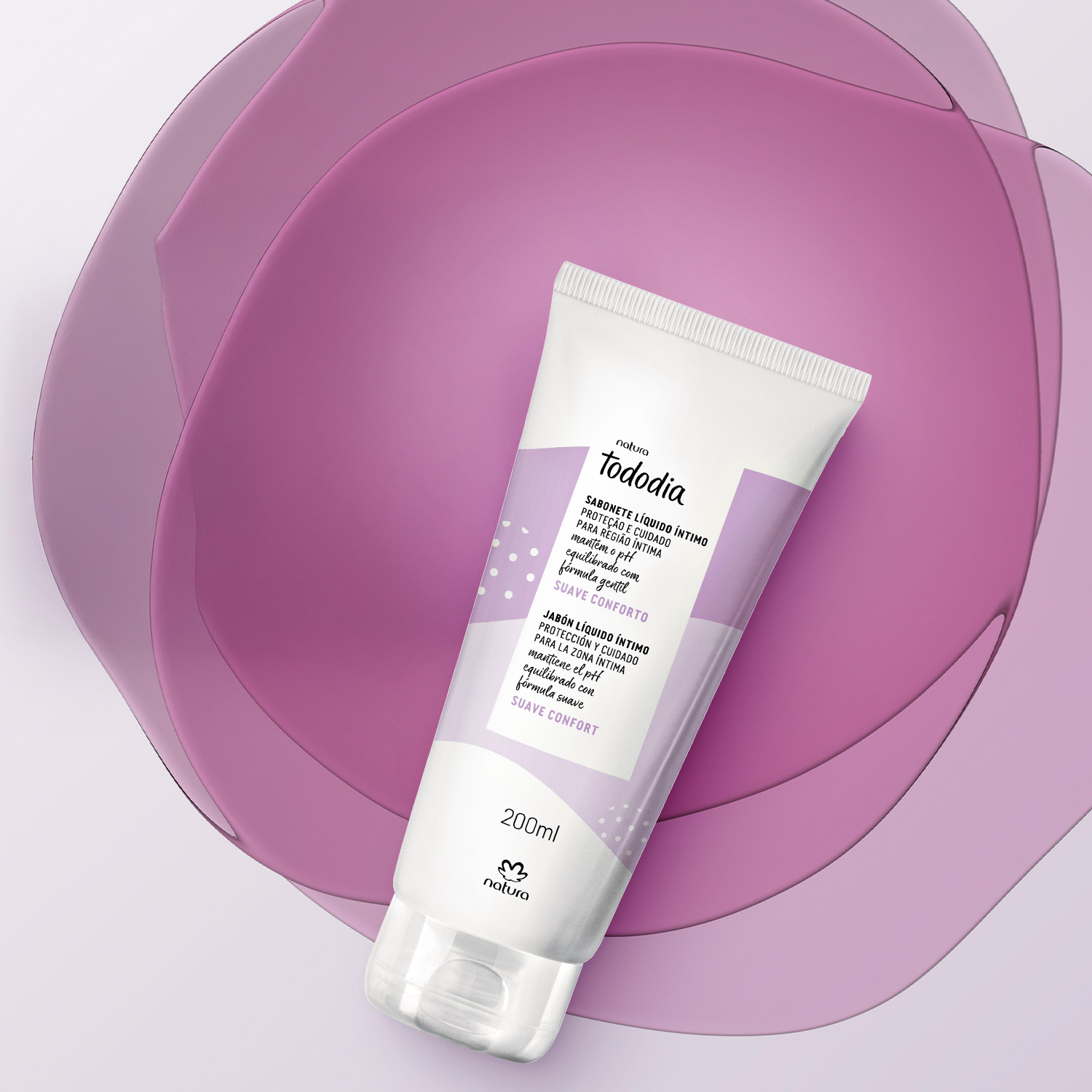 Jabón líquido íntimo suave confort 200ml Tododia